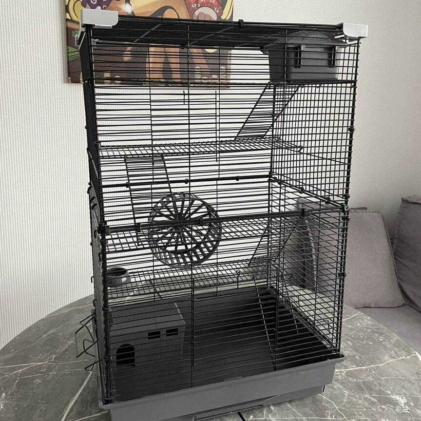 Клетка для грызунов 4 этажная