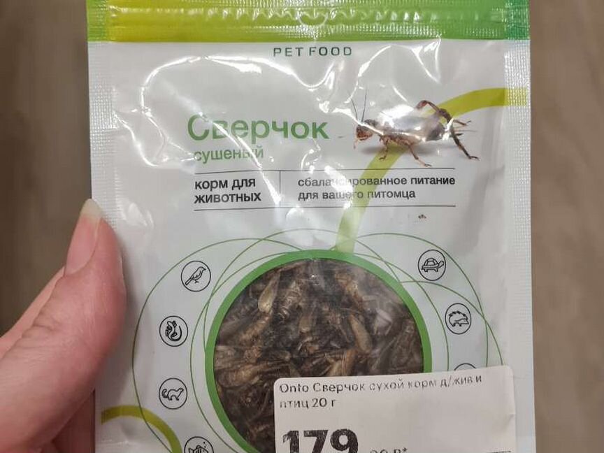 Сверчки сушёные