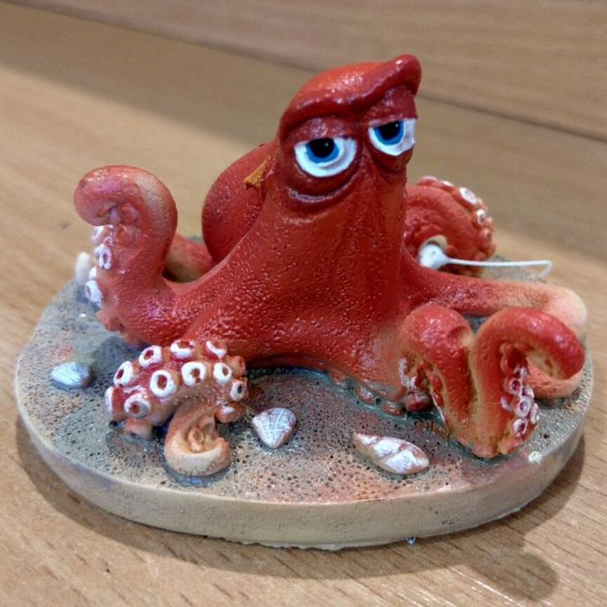 Декор для аквариума осьминог Хэнк