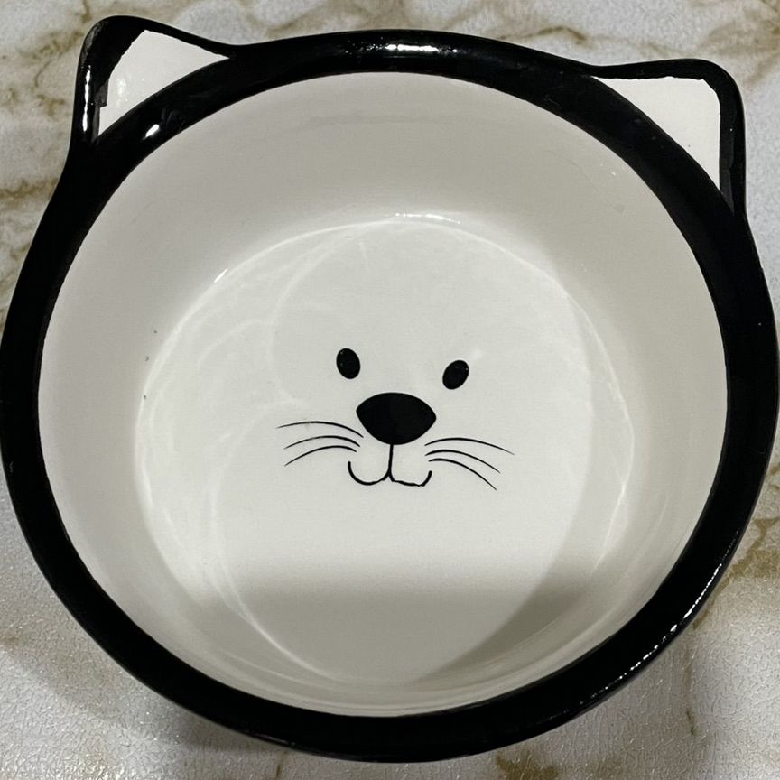 Миска для кошек керамика