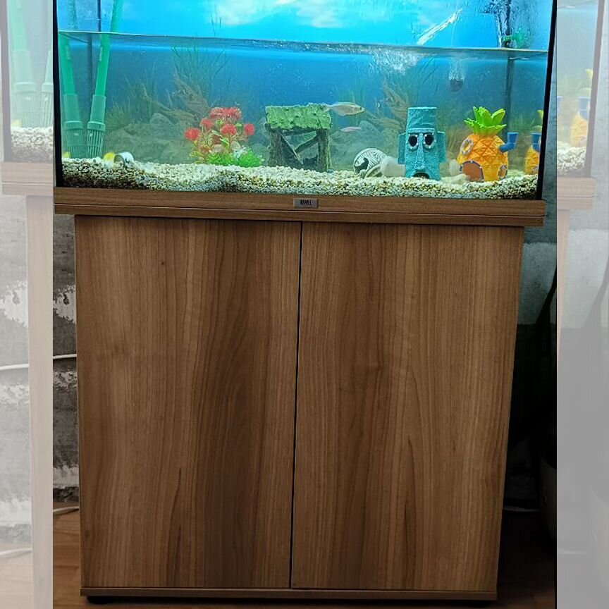 Аквариум juwel с тумбой juwel 140, фильтр eheim