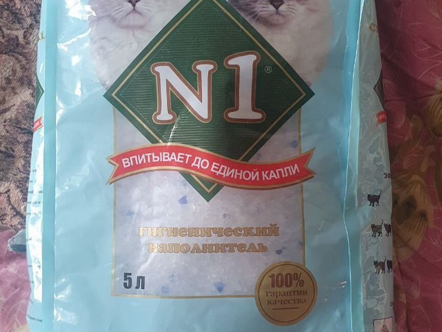 Наполнитель 5л2кг силикагелевый для кошек Crystals