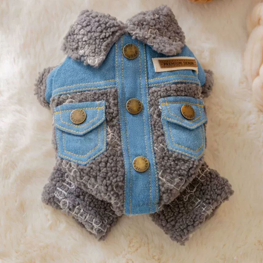 Зимний комбинезон Denim Jeans - одежда для собак