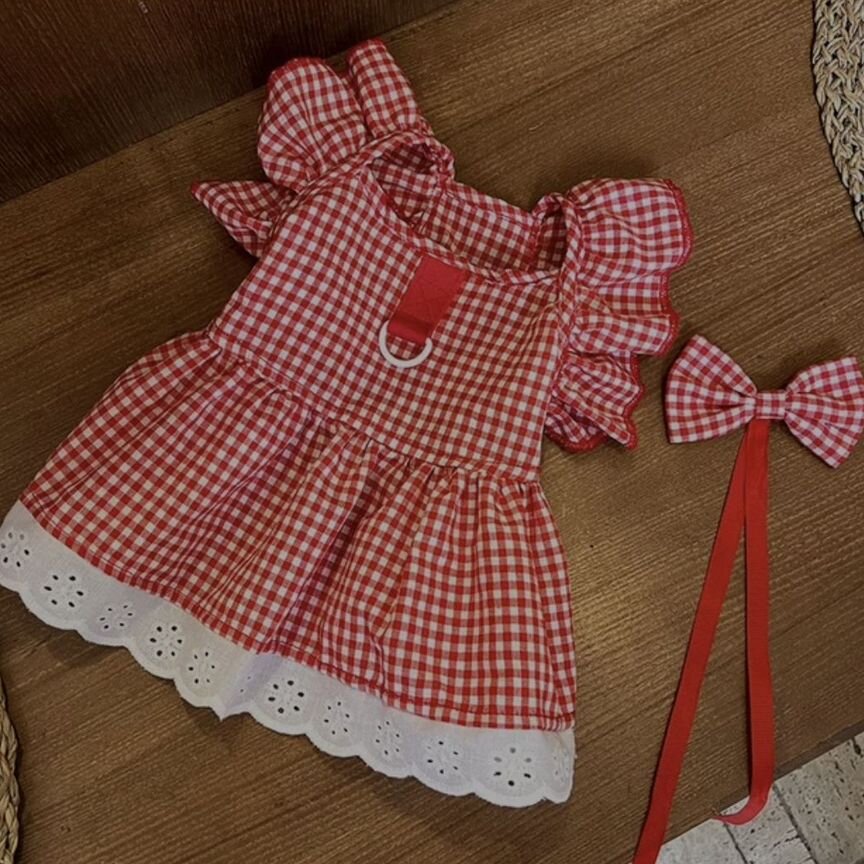 Летнее платье для маленьких собак