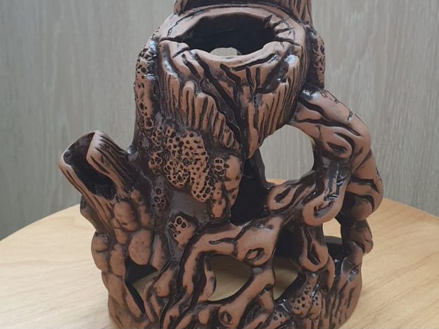 Грот для аквариума керамический