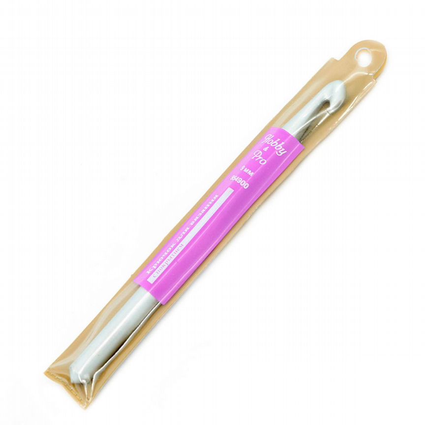 Крючок для вязания hobby&PRO с покрытием, d9мм, 15