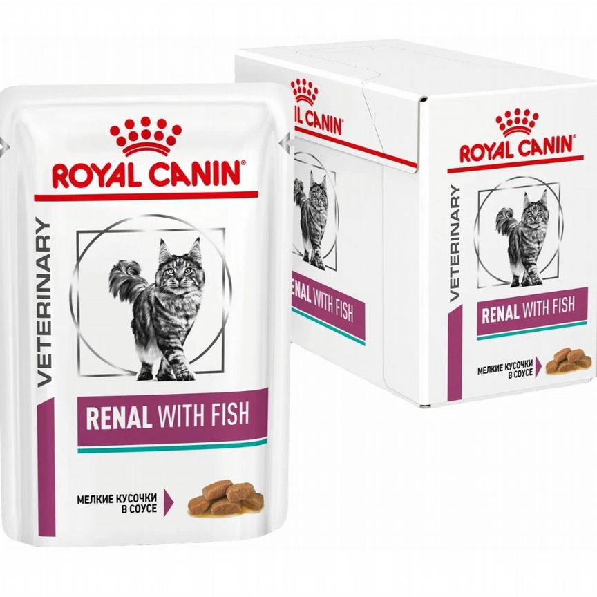 Корм для кошек royal canin ренал влажный