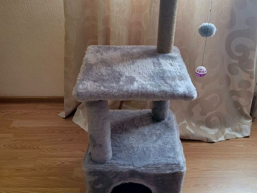 Домик для кошки с когтеточкой