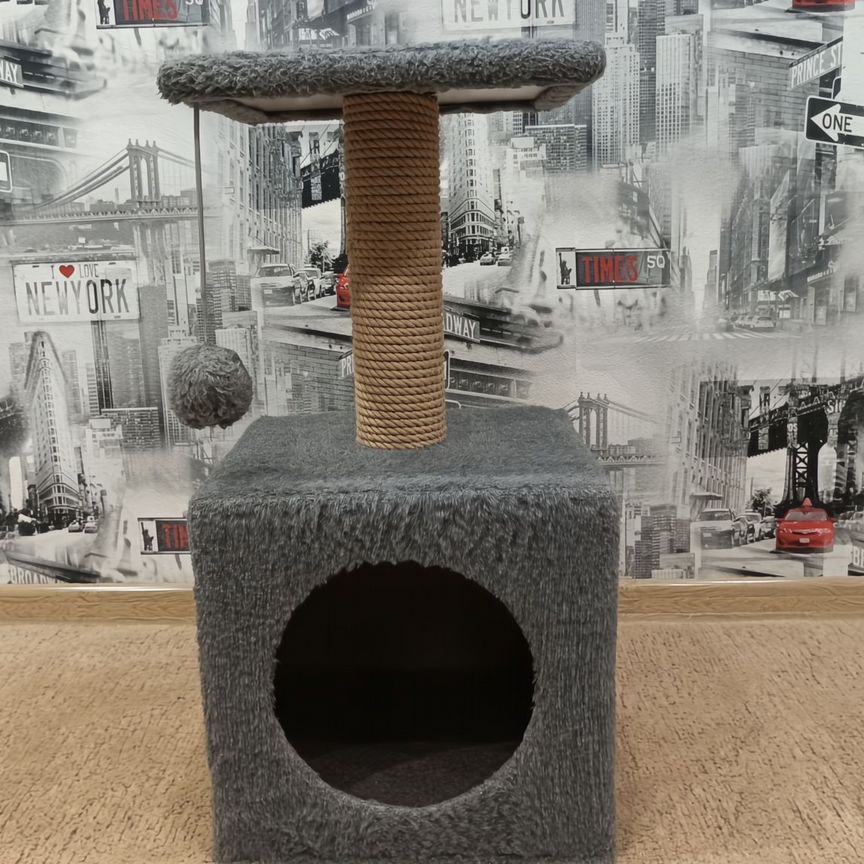 Домик для кошки с когтеточкой