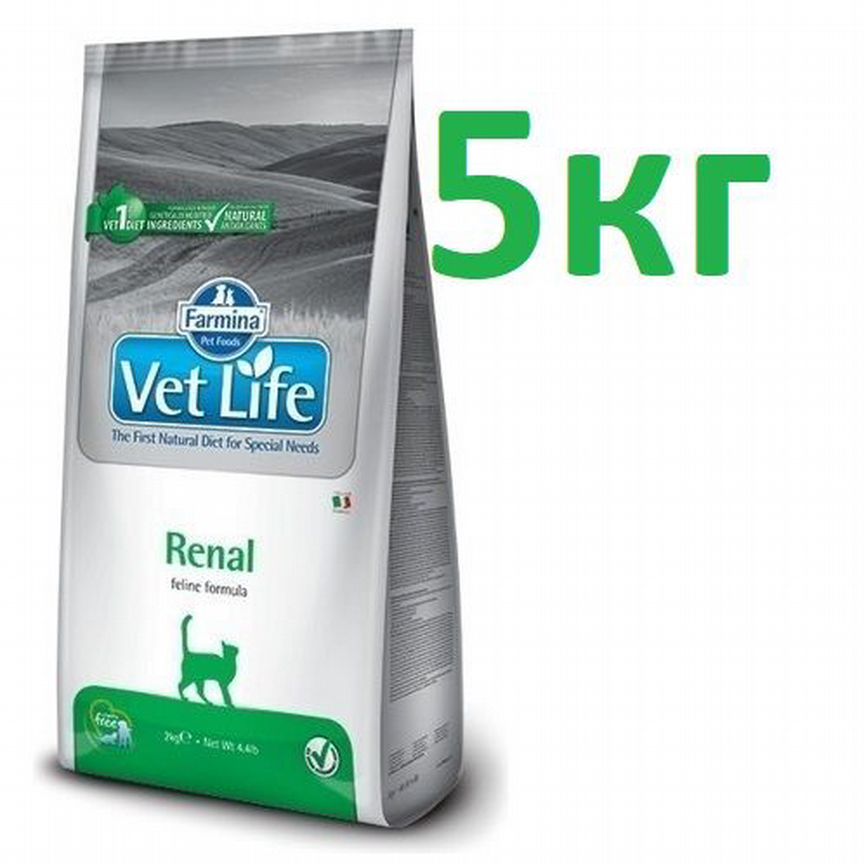 Farmina Renal 5кг для кошек сухой корм