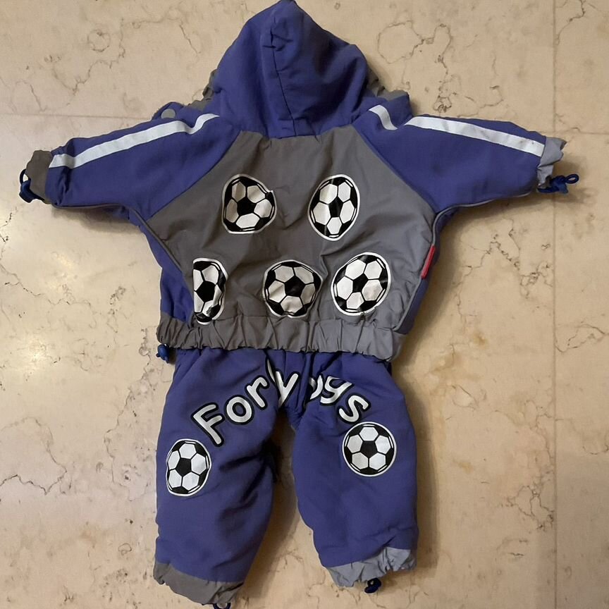 Комбинезон S/M утепленный для собаки непромокаемый