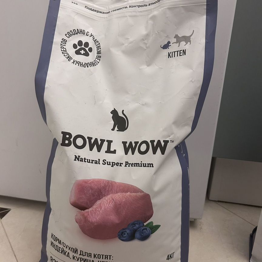 Сухой корм для котят Bowl wow 4 кг