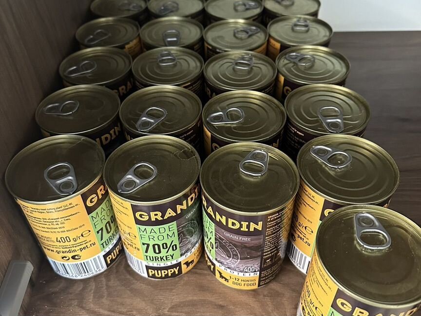 Влажный корм (консервы) для щенков, Grandin Puppy