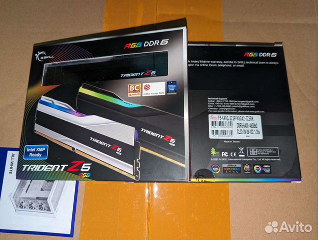 Ddr5 G Skill 96gb 6400mhz F5 6400j3239f48gx2 Tz5rk купить в Москве с доставкой Электроника Авито