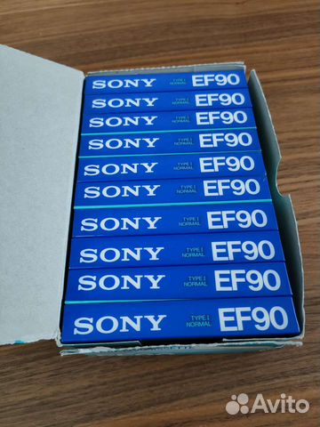 Аудиокассеты Sony Improved EF90 10шт купить в Омске | Электроника | Авито