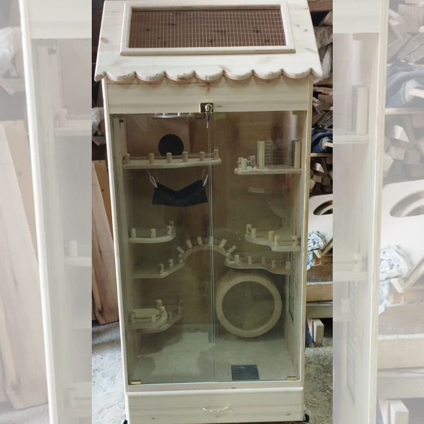 Витрина для шиншилл