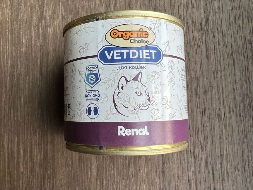 Organic Choice vetdiet Renal, влажный, для кошек