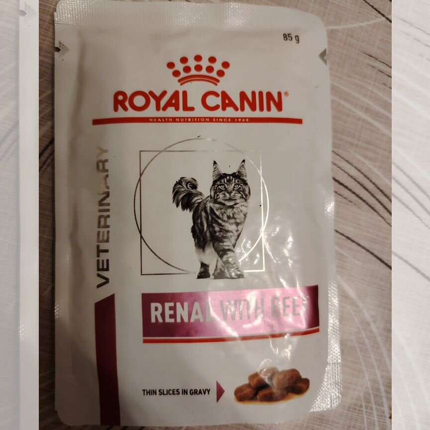 Ветеринарный корм royal canine renal паучи