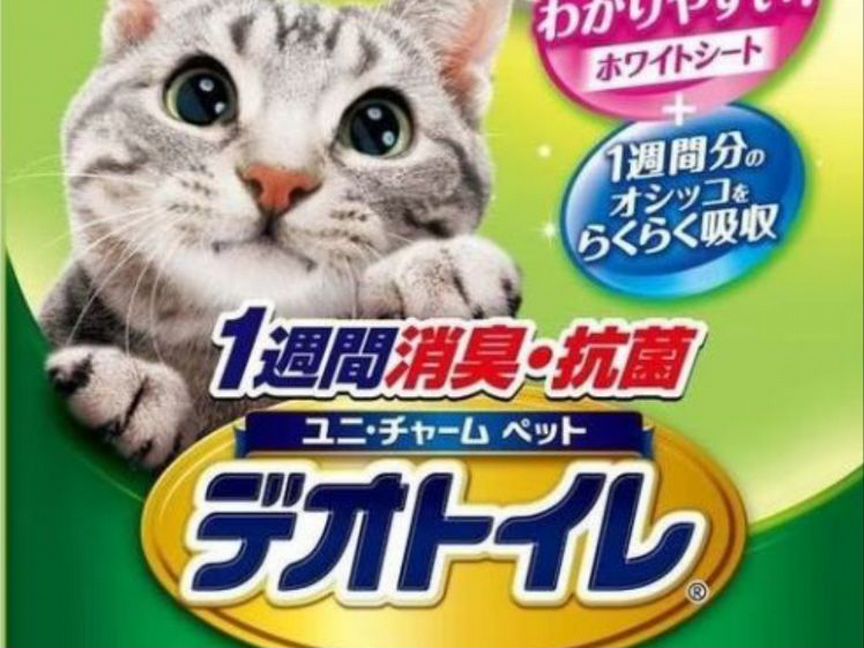 Unicharm пеленки для кошачьего туалета