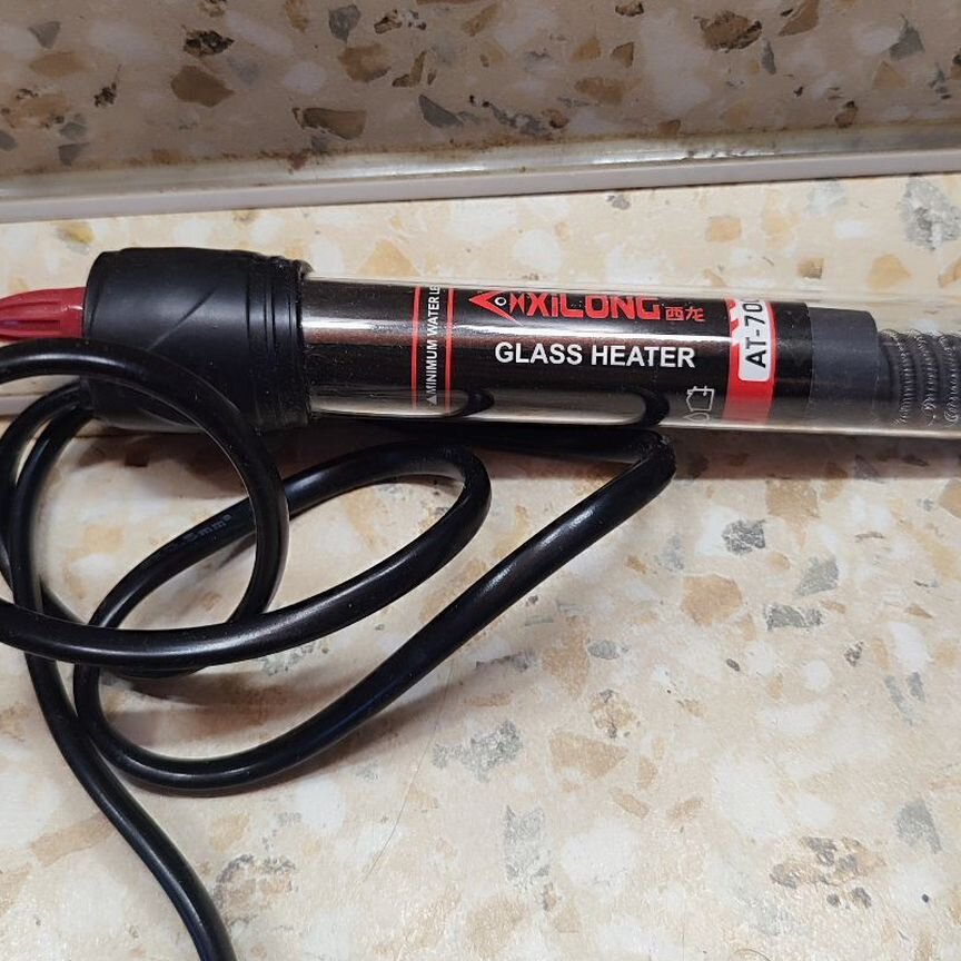 Стеклянный аквариумный нагреватель