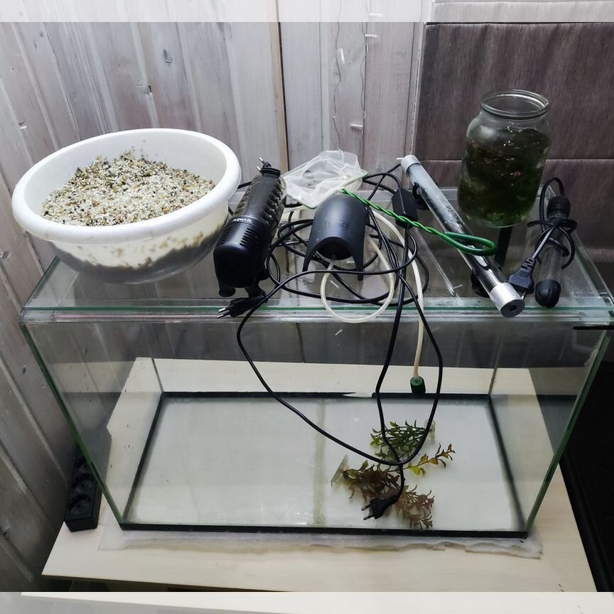 Аквариум с тумбой 100л