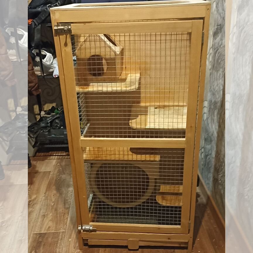 Клетка-витрина для грызунов (дегу, шиншилл и т.д)