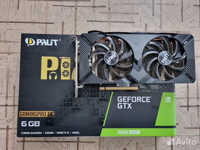 Видеокарта gtx 1660 super Palit GamingPro OC 6Gb купить в Мелеузе с ...
