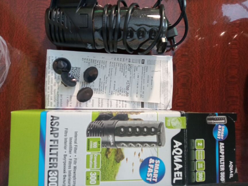 Фильтр aquael 300 для аквариума (черепаха) новый