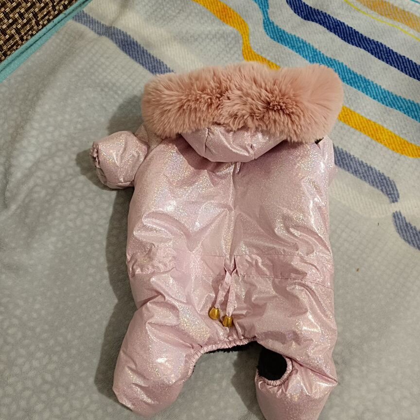 Зимний комбинезон для собак мелких пород