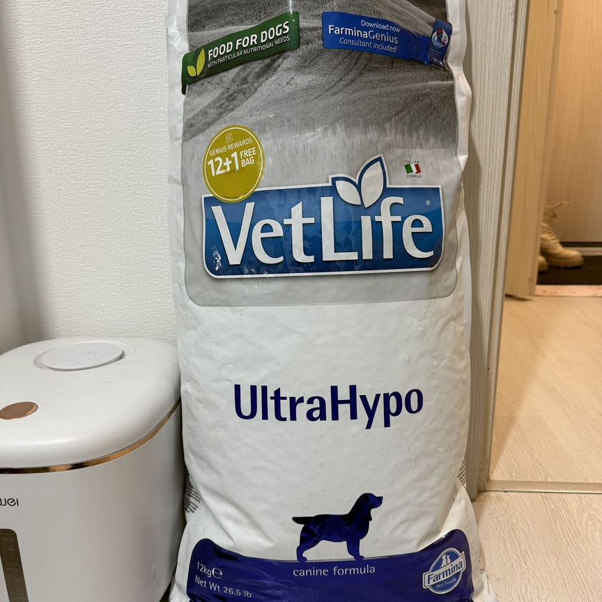 Корм для собак farmina vetlife Ultra Hypo