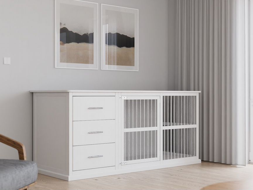 Вольер Тумба в квартиру для собаки Клетка V1