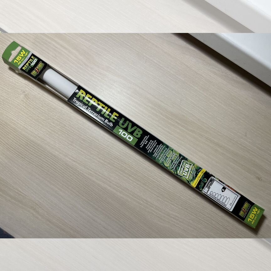 Уф Лампа reptile EXP terra UVB100 T8 15 Ви 45 см