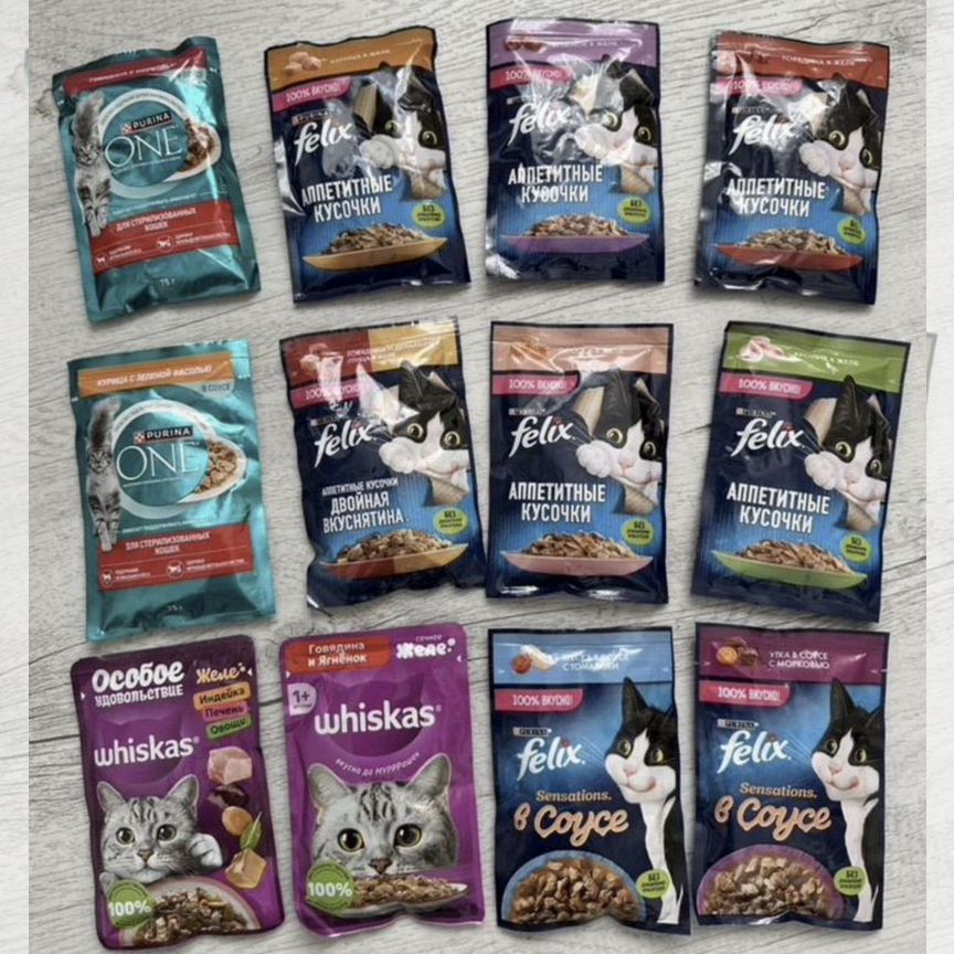 Корм для кошек Феликс с доставкой