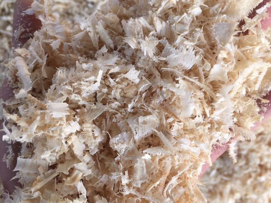 Стружка в мешках