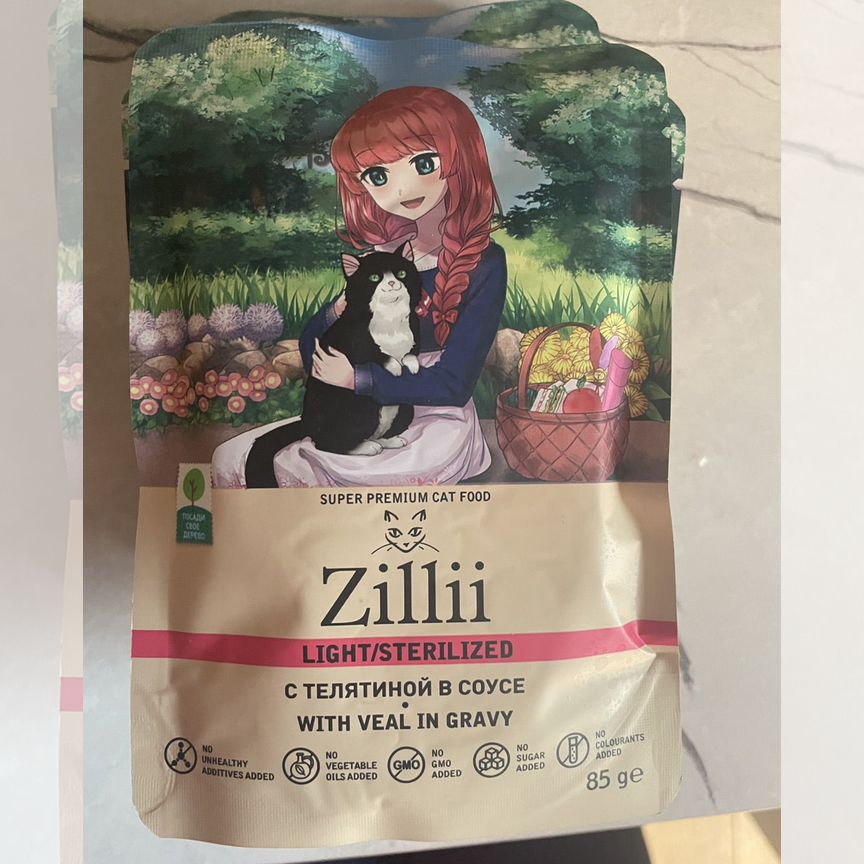 Влажный корм для стерилизованных кошек Zillii
