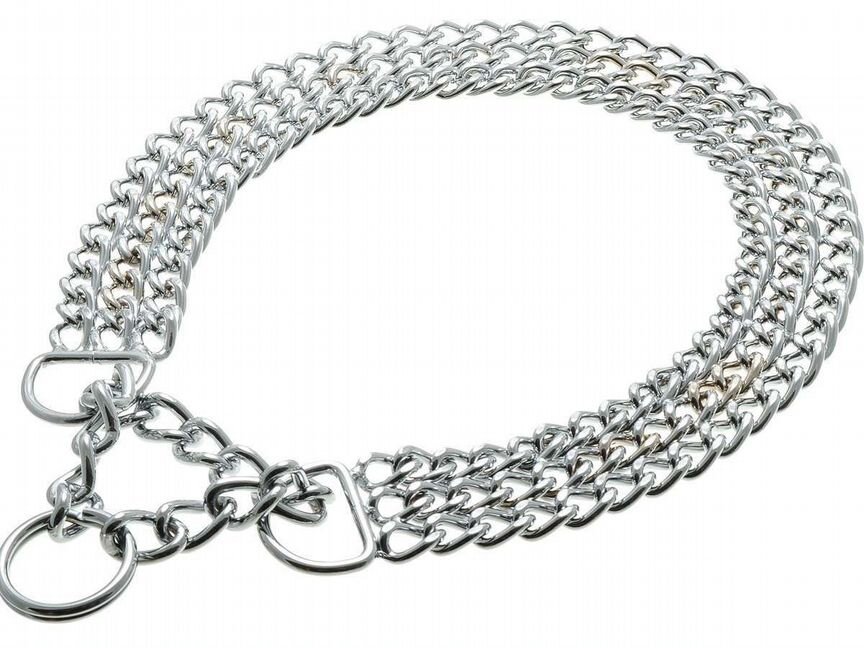 Ошейник удавка тройной и поводок 1м