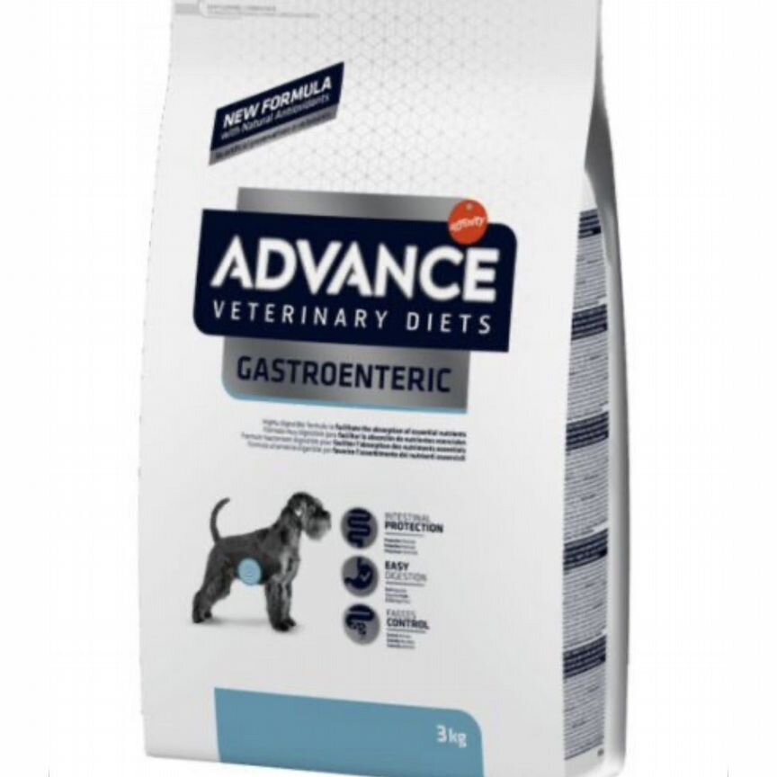 Advance Gastroenteric Диет. корм д/собак, 3кг