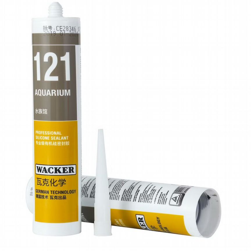 Аквариумный герметик Wacker 121, цвет черный