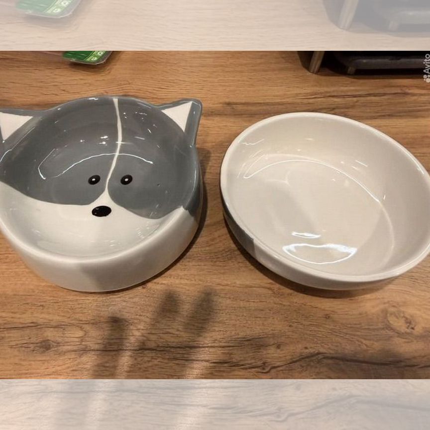 Миски для кошек керамические