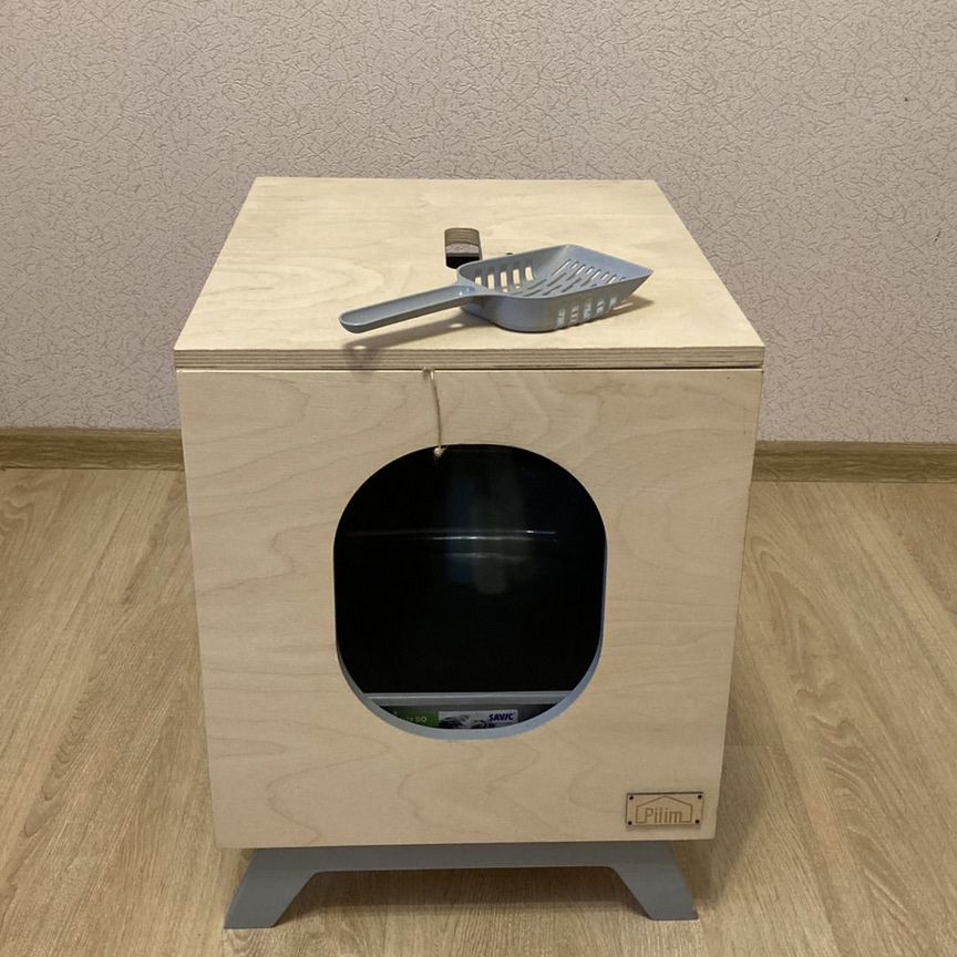 Кошачий туалет домик