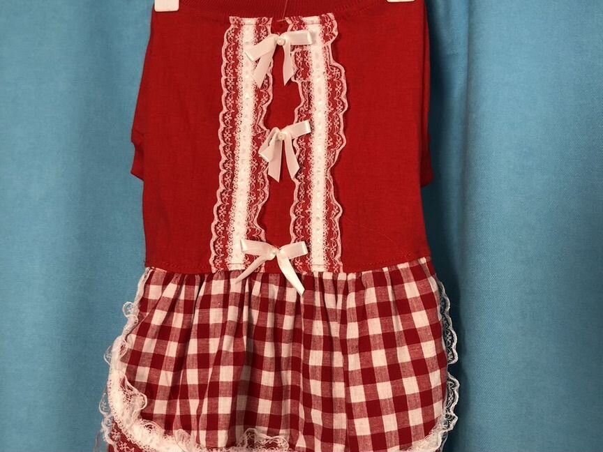 Хлопковое платье для собаки (45 см)
