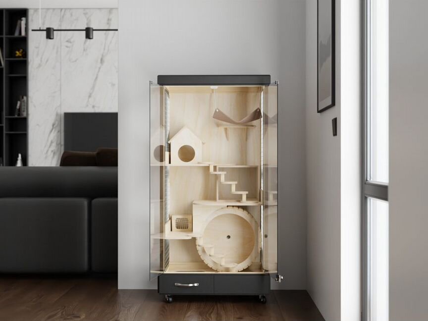 Витрина Клетка для шиншиллы белки Дом Грызунов Р6