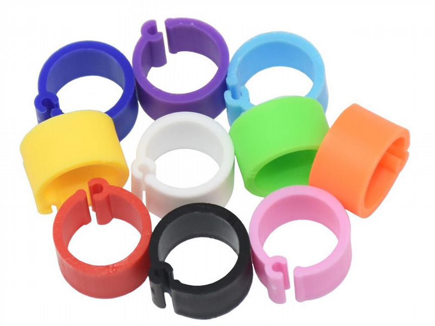 Бирки-кольца для птиц, 6/8/10/16/20 мм., 50/100 шт