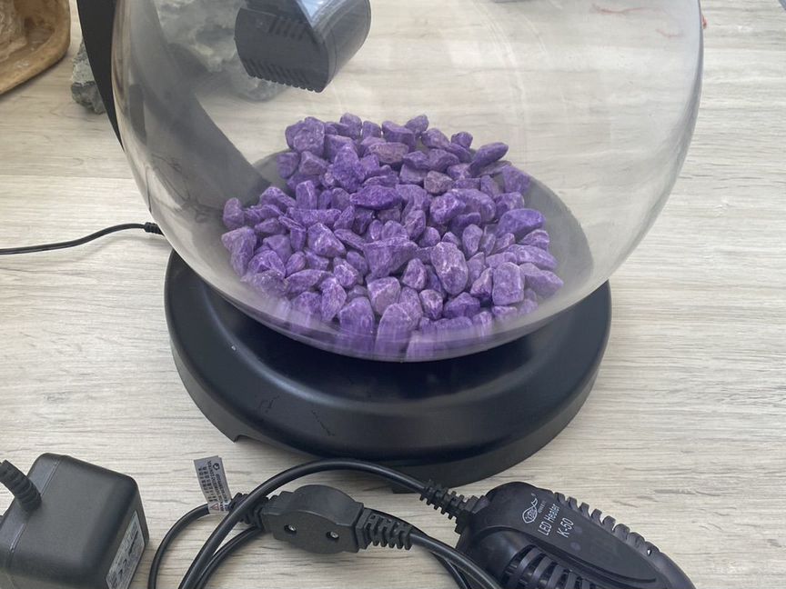 Аквариум с фонтаном