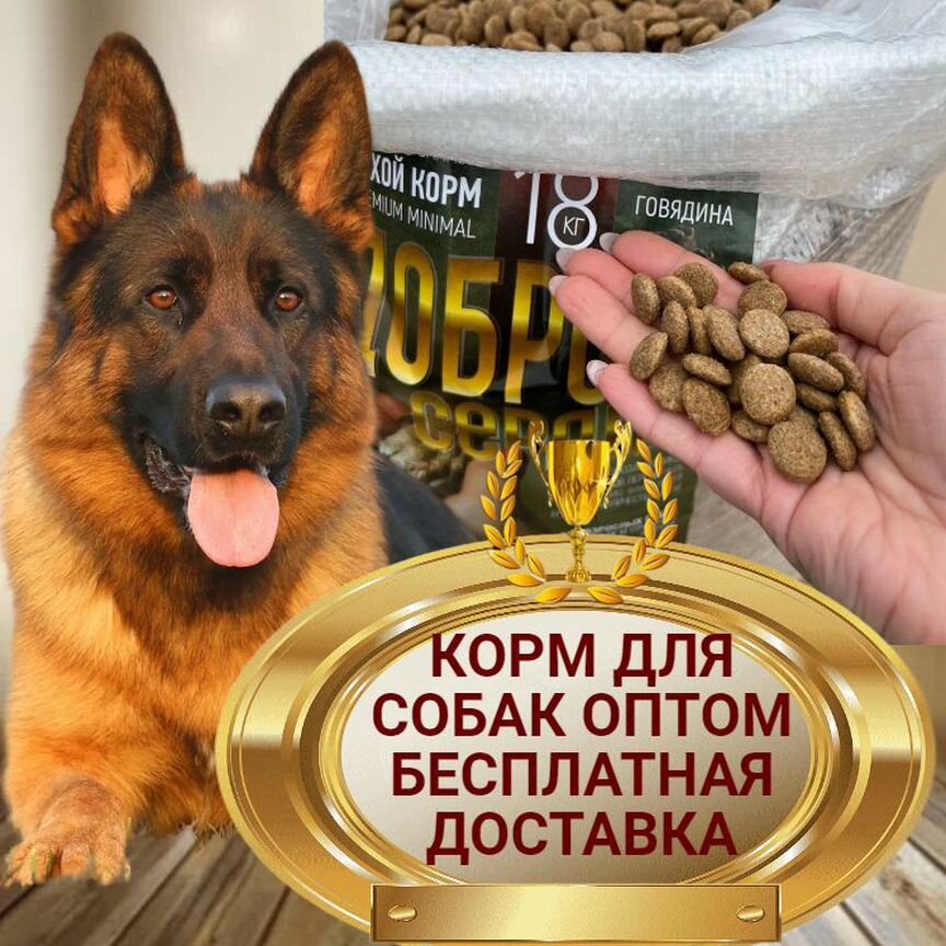 Корм для собак оптом бесплатная доставка