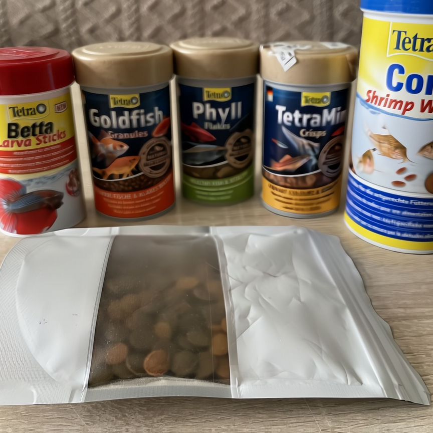 Корм для аквариумных рыбок tetra