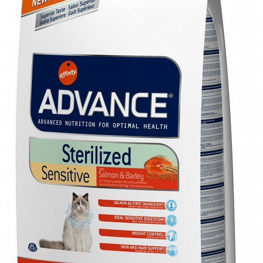 Advance 3,0 кг Sterilized Sensitive Сухой корм для
