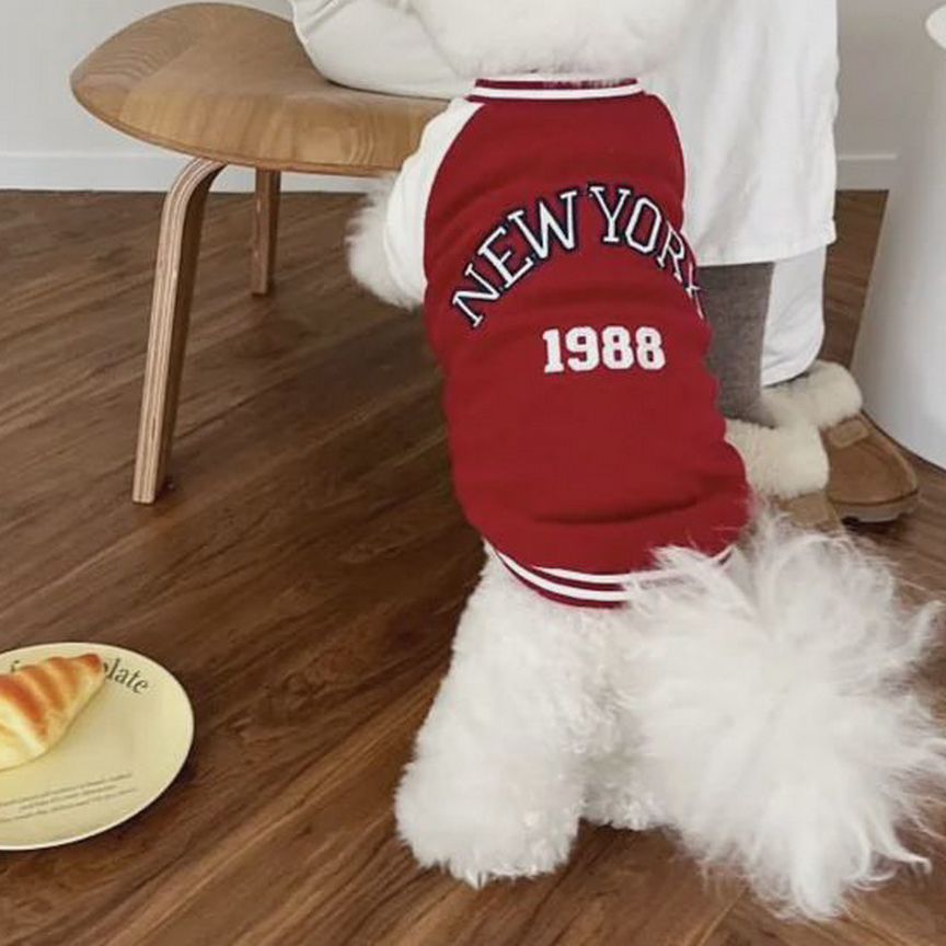 Куртка для собак New York 1988, Red/White, M