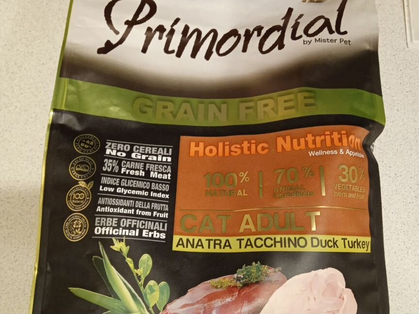 Сухой корм для кошек primordial