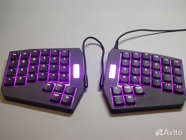 Раздельная сплит клавиатура С++ slim (QMK VIA RGB) купить в Домодедово ...